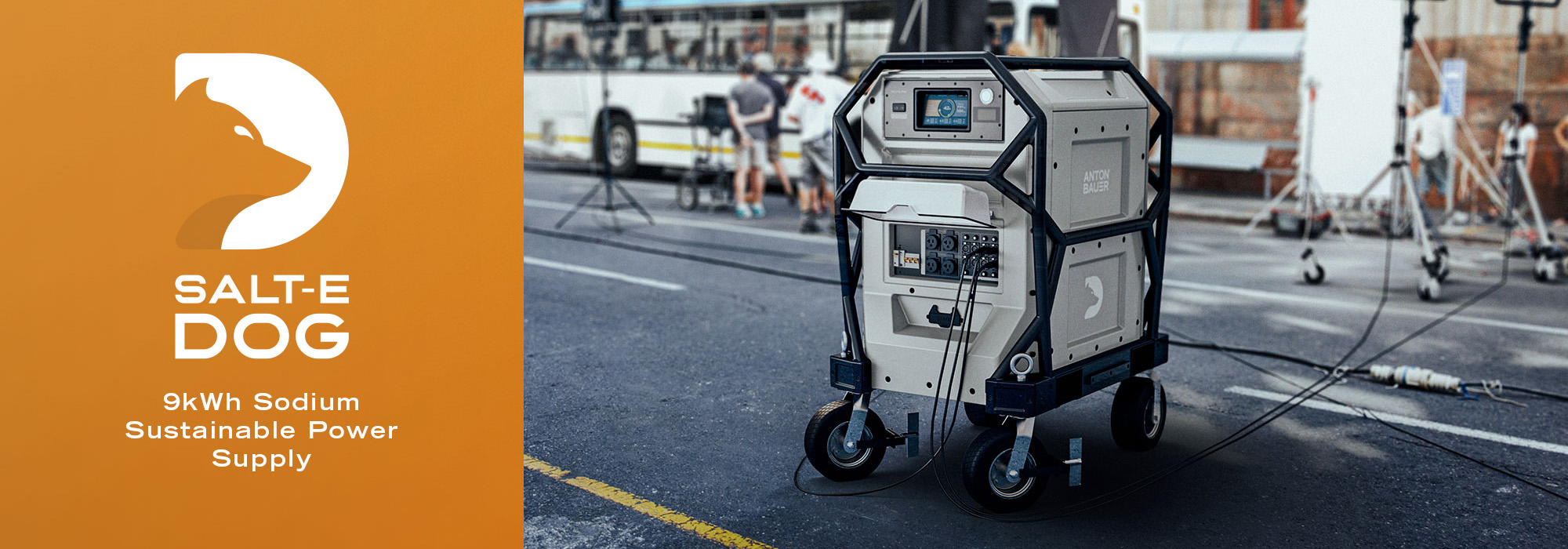 Salt-E Dog - 9kWh Sustainable Sodium Power | Anton Bauer